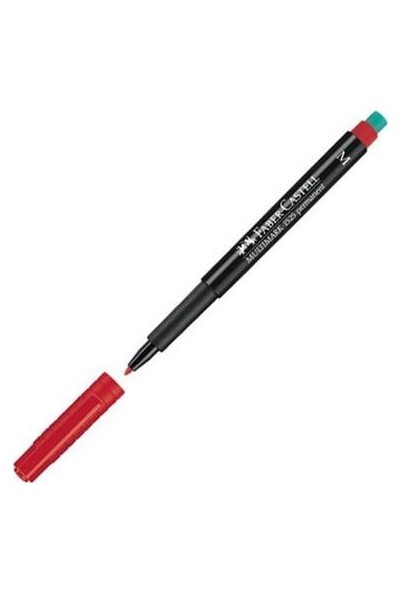 Faber-Castell Permanent Kalem M Kırmızı 152521 Faber-Castell Permanent Kalem M Kırmızı 152521
