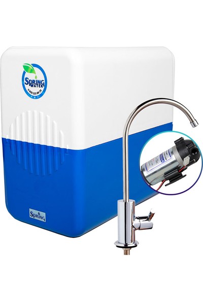 Spring Water 11 Aşamalı Pompalı Motorlu Su Arıtma Cihazı