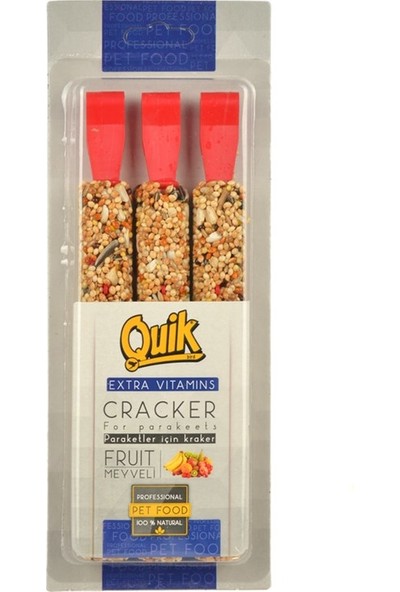 Quik Meyveli Paraket Krakeri 3lü 10LU