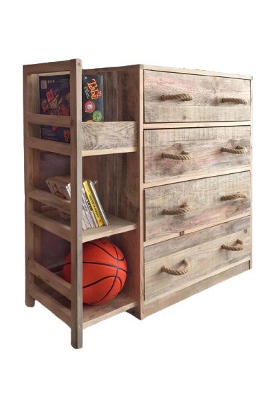 Hamira Masifhayat Tesla Çekmeceli Ahşap Çocuk Dolabı Hamira Masifhayat Tesla Çekmeceli Ahşap Çocuk Dolabı