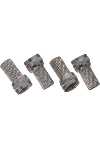 F Konnektör U6 / U4 Uydu Kablo Konnektörü 6'lı Paket