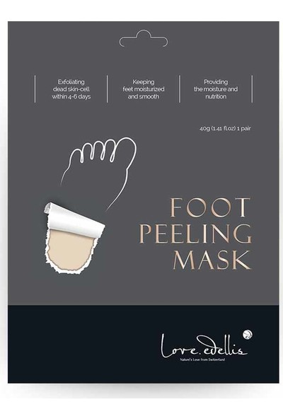 Edellis Foot Peeling Mask -Soyulan Ayak Peeling Maskesi Edellis Foot Peeling Mask -Soyulan Ayak Peeling Maskesi