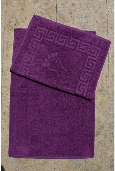 Taşan Tekstil Ayak Havlusu Mor