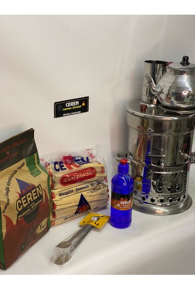 Ceren Mangal 5lt Semaver Set