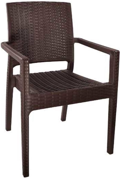 Romanoset Plastik Romanoset Terra Rattan Kollu Sandalye 4 Lü Set Romanoset Plastik Romanoset Terra Rattan Kollu Sandalye 4 Lü Set