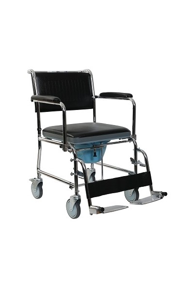 Tekerlekli Iskemle B-125 Katlanır Tuvaletli Banyo Sandalyesi Tekerlekli Iskemle B-125 Katlanır Tuvaletli Banyo Sandalyesi
