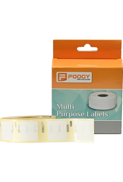 Foogy Dymo LW Muadili Çok Amaçlı Etiket İki Yüz-24 mm X 12 mm Foogy Dymo LW Muadili Çok Amaçlı Etiket İki Yüz-24 mm X 12 mm