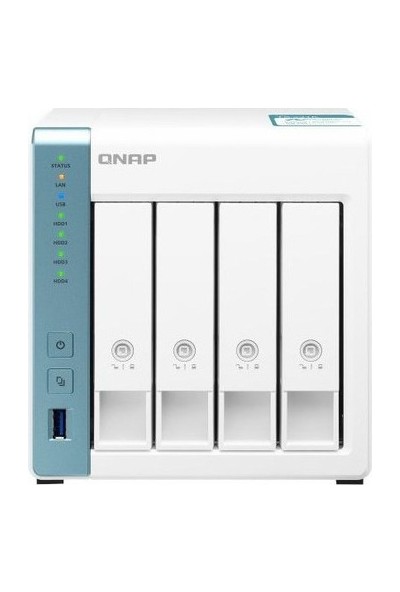 Qnap TS-431K-1GB Nas 4 Yuvalı Depolama Ünitesi Qnap TS-431K-1GB Nas 4 Yuvalı Depolama Ünitesi