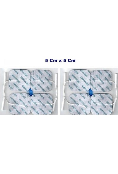 Stimrodes Masaj Cihazı Pedi 5x5 cm 8li Tüm Markalarla Uyumludur Stimrodes Masaj Cihazı Pedi 5x5 cm 8li Tüm Markalarla Uyumludur