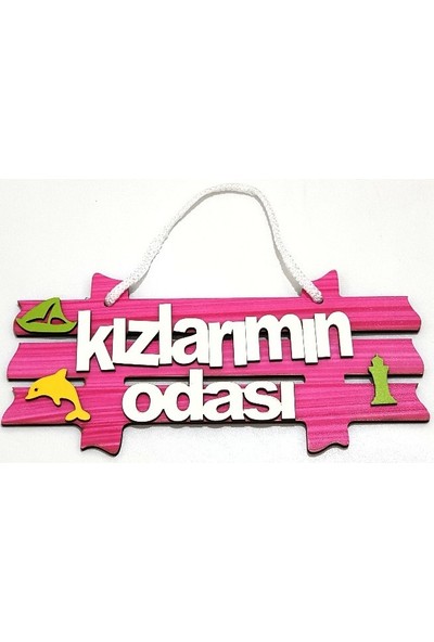 İki Kaşık Kızlarımın Odası Kapı Süsü Duvar & Kapı Süsü