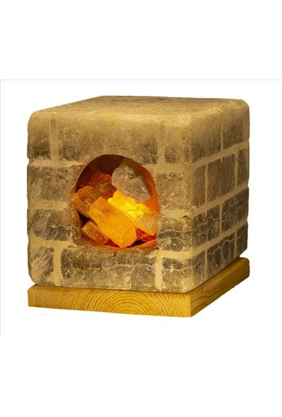 İste Senin Olsun Şömine Tuz Lamba (Orta) İste Senin Olsun Şömine Tuz Lamba (Orta)