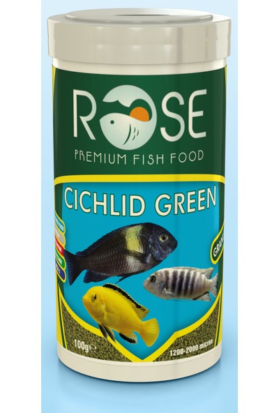 Rose Cichlid Green Granulat 250 ml Tropheus Ciklet Balık Yemi Rose Cichlid Green Granulat 250 ml Tropheus Ciklet Balık Yemi