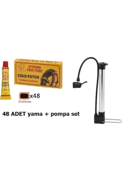 Golden Emir Bisiklet'de Golden Bisiklet Pompa Alüminyum Kısa+48 Yama Seti Kısa Alm Pompa Golden Emir Bisiklet'de Golden Bisiklet Pompa Alüminyum Kısa+48 Yama Seti Kısa Alm Pompa