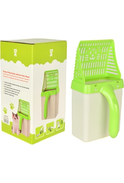 Flip ZM1126-4 Hazneli Kedi Kumu Küreği