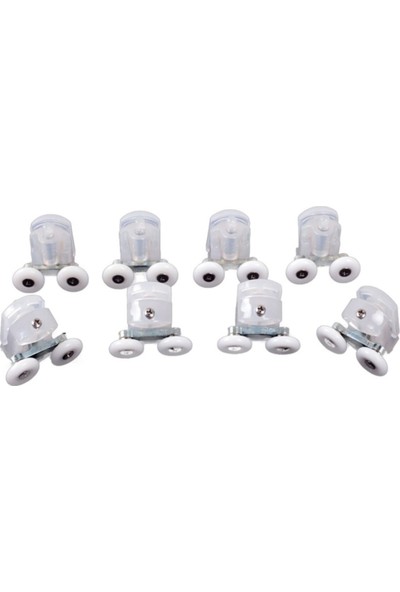 Lavin Duşakabin Tekeri Türkiye Üretimi 1.sınıf Sert Plastik 4 Adet Alt ve 4 Adet Üst