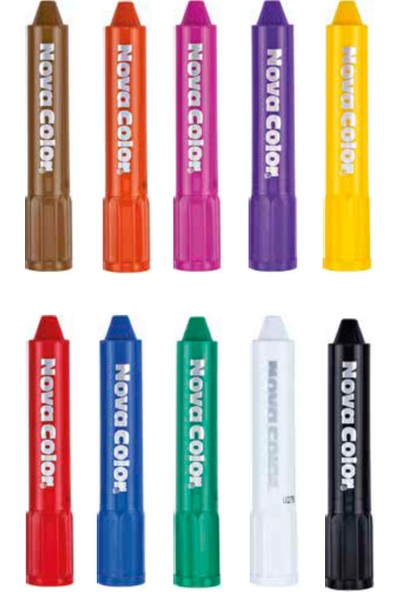 Nova Color Tüm Renkler Yüz Boyası 10'lu