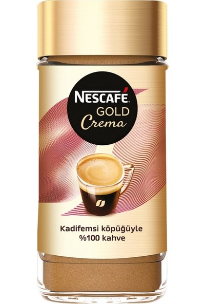 Nescafe Gold Crema Çözünebilir Kahve 95 gr Nescafe Gold Crema Çözünebilir Kahve 95 gr
