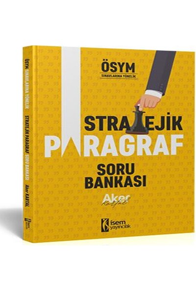 İsem Yayıncılık 2021 Tüm Sınavlar İçin Stratejik Paragraf Soru Bankası