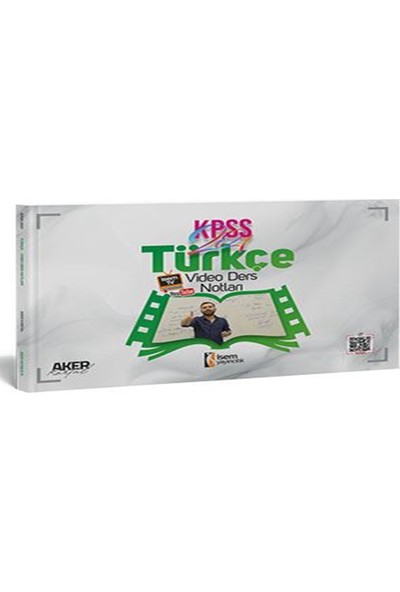 İsem Yayıncılık 2021 KPSS Genel Yetenek Türkçe Video Ders Notları İsem Yayıncılık 2021 KPSS Genel Yetenek Türkçe Video Ders Notları