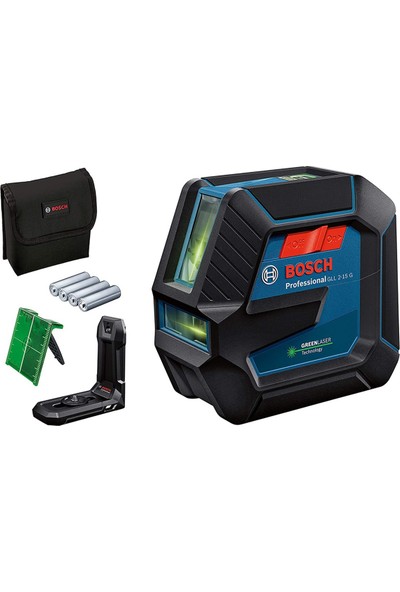 Bosch Gll 2-15G Çizgi Hizalama Lazeri - 0601063W00 Bosch Gll 2-15G Çizgi Hizalama Lazeri - 0601063W00