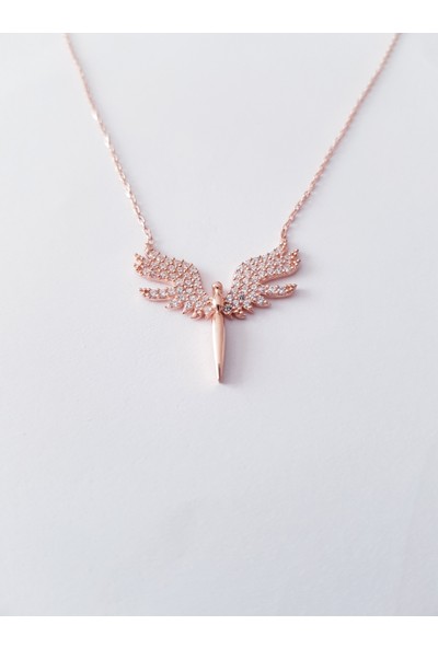 Nazenin Gümüş 925 Ayar Gümüş Melek Kolye