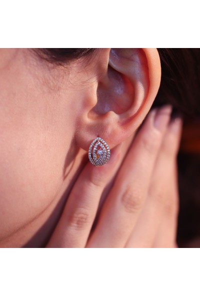 Değerli Kuyumculuk Taşlı Küpe