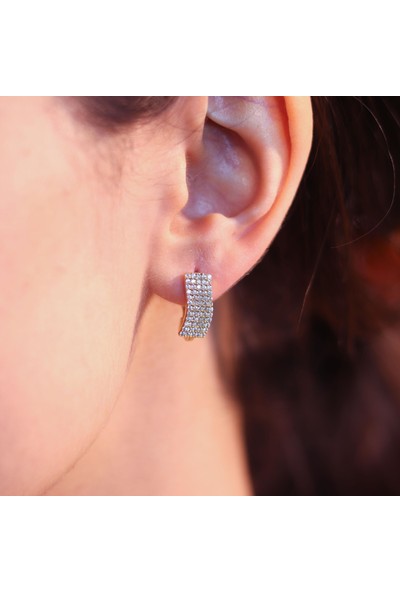 Değerli Kuyumculuk Taşlı Küpe