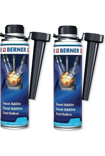 Berner Dizel Enjektör Temizleyici Yeni Nesil Performans Arttırıcı 300 ml 2 Adet Berner Dizel Enjektör Temizleyici Yeni Nesil Performans Arttırıcı 300 ml 2 Adet
