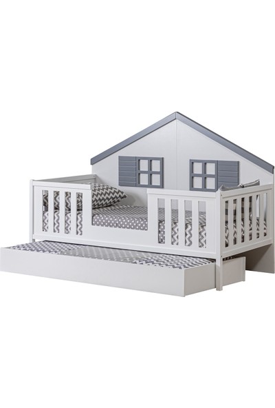 Setay Montessori Karyola, Fethiye Yavrulu Montessori Yatak - Beyaz