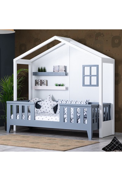 Setay Montessori Karyola, Çeşme Montessori Yatak - Antrasit