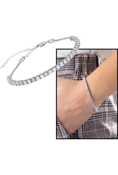 All Star Starlight Diamond Pırlanta Montür Mini Boy 925 Ayar Gümüş Su Yolu Bileklik All Star Starlight Diamond Pırlanta Montür Mini Boy 925 Ayar Gümüş Su Yolu Bileklik