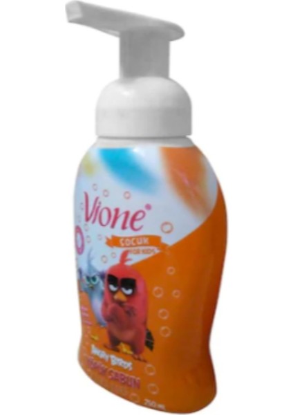 Vione Köpük Sabun Angry Birds Turuncu 250 Ml Fiyatı