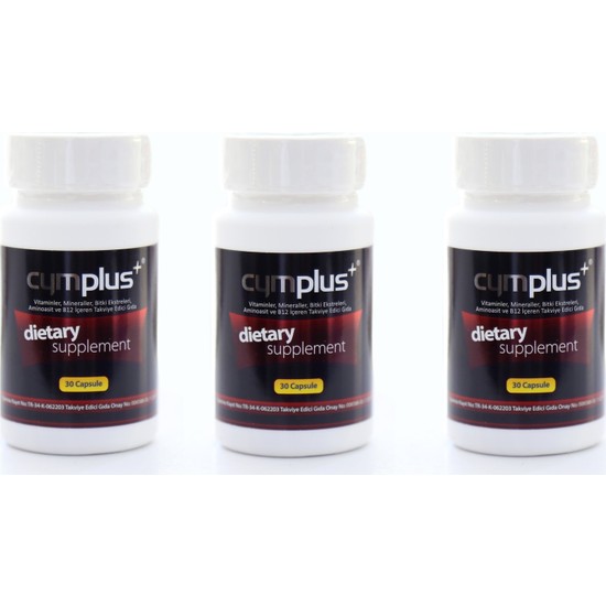 Cym Plus x 3 Kutu 90 Kapsül Fiyatı - Taksit Seçenekleri
