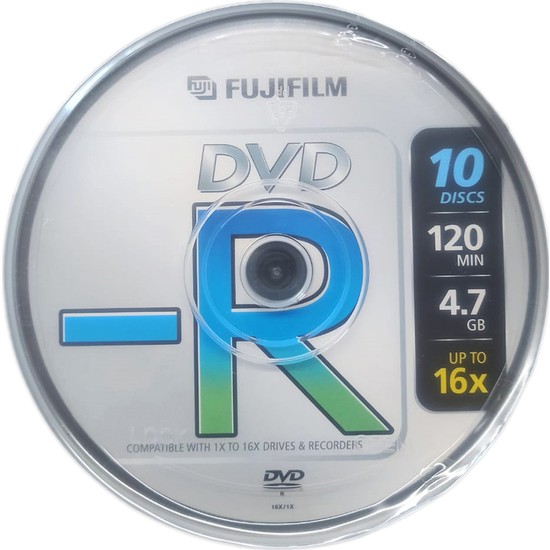 Fujifilm DVD-R 16X 4.7 GB C-Box - 10 Adet Fiyatı