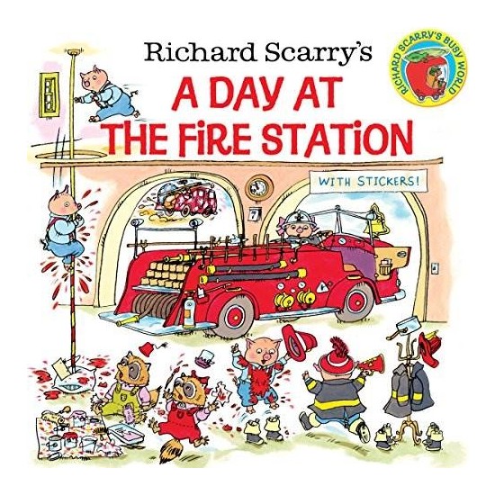 Richard Scarry'S A Day At The Fire Station - Huck Scarry Kitabı