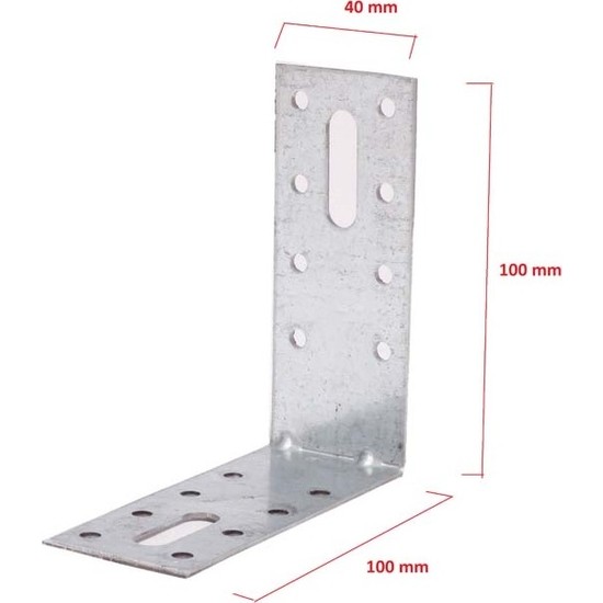 Hobbi Metal L Gönye-Bağlantı Aparatı - 4 Adet Fiyatı