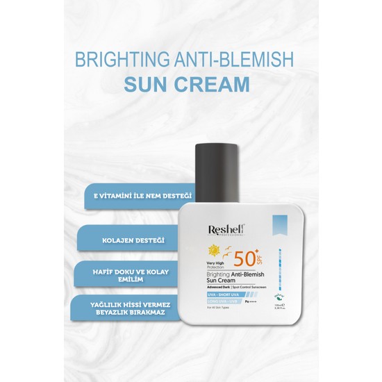 Reshell Lekeli Ciltlere Özel Yüksek Korumalı Yüz Güneş Kremi Fiyatı