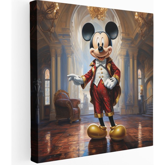Painted Anarchy Gerçekçi Mickey Mouse Castle Canvas Baskı, Fiyatı