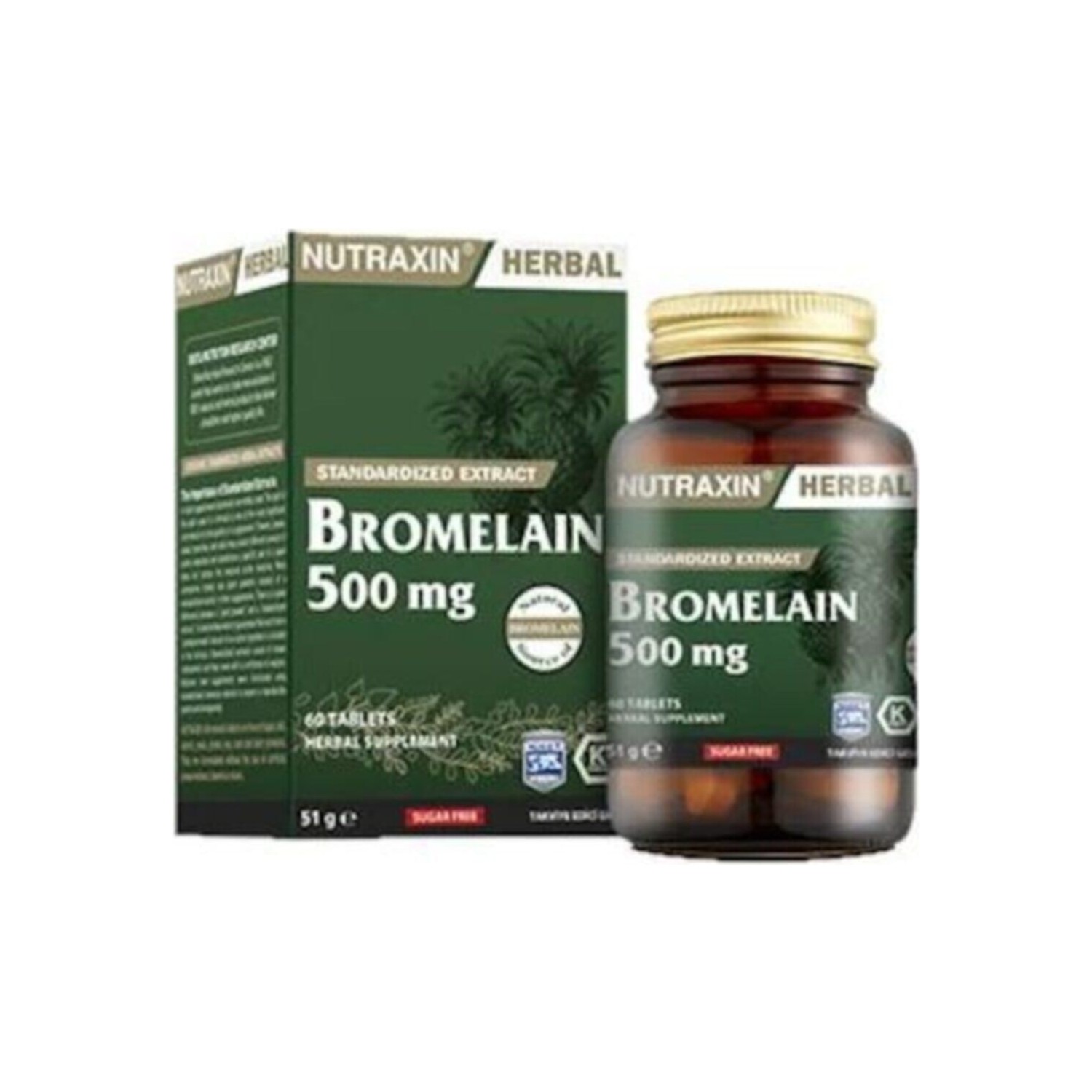 Nutraxin Bromelain 500 mg 60 Tablet Fiyatı - Taksit Seçenekleri