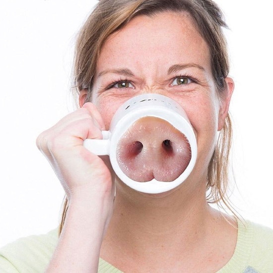 Talent Komik Köpek Domuz Burun Kupa Bardak Seramik Mark Fiyatı