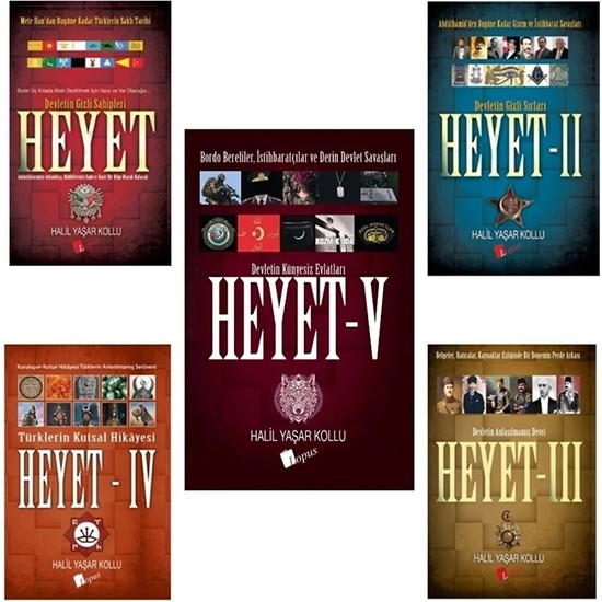 Heyet 1 - 2 - 3 - 4 - 5 - Halil Yaşar Kollu Kitabı ve Fiyatı