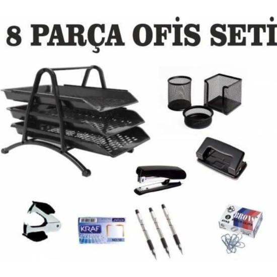 Tüftürük Ofis Seti Masa Üstü 8 Parça Ofis Set Fiyatı