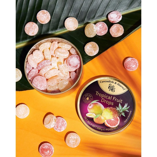 Cavendish & Harvey Tropical Fruit Drops 200 gr - Tropik Fiyatı