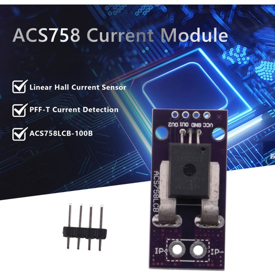 Humble ACS758 ACS758LCB-100B Akım Modülü Doğrusal Hall Akım Fiyatı