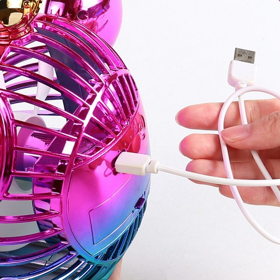 1200 Mah Yaz Mini Fan Sevimli Fan Taşınabilir Sessiz Fan USB Fiyatı