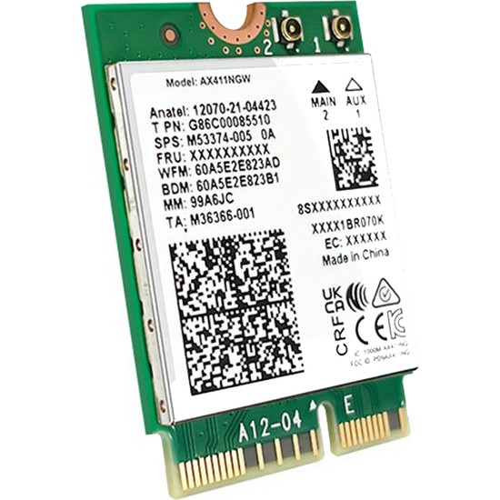 Decisive AX411 Wifi Kartı + Anten Wifi 6e Cnvio2 Bt 5.3 Fiyatı