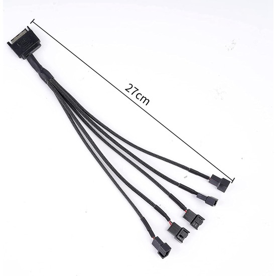 Talent Soğutma Fanı Adaptör Kablosu, 15 Pin Sata - 5 x 3 Pin Fiyatı