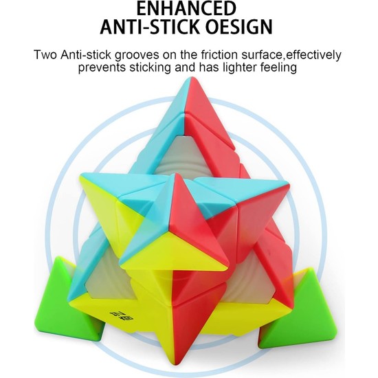 Sole Qy Speed Cube, Pyraminx Profesyonel 3x3 Speed Üçgen Fiyatı