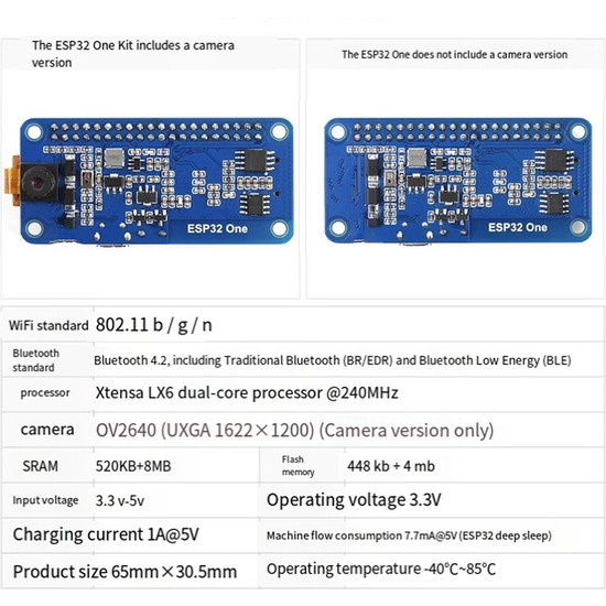 Sunshinee ESP32 Geliştirme Kurulu 240MHZ1622X1200 OV2640 Fiyatı