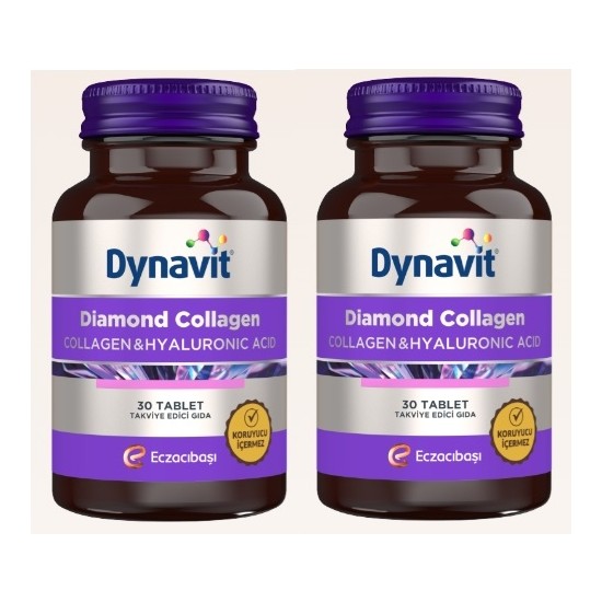 Dynavit Diamond Collagen & Hyaluronic Acid 30 Tablet x 2 Fiyatı